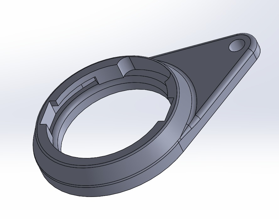 Bike speedo holder for keychain by Martin L. | Download free STL model ...