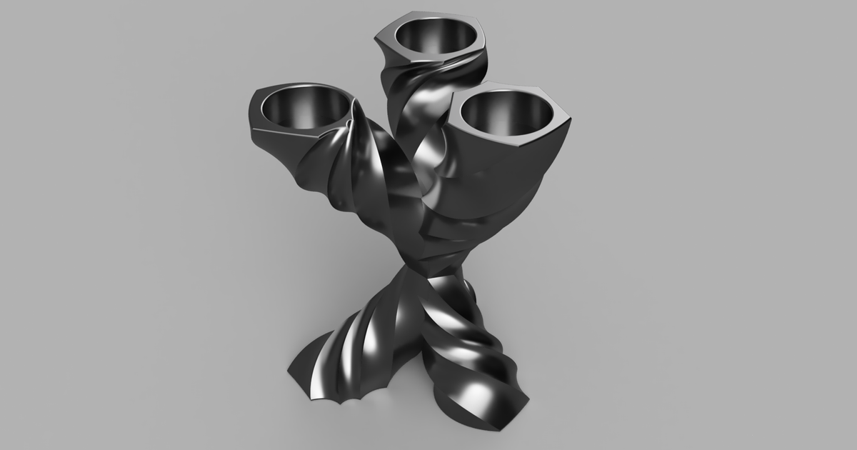 Tealight Candlestick by Luheadr | Download free STL model | Printables.com