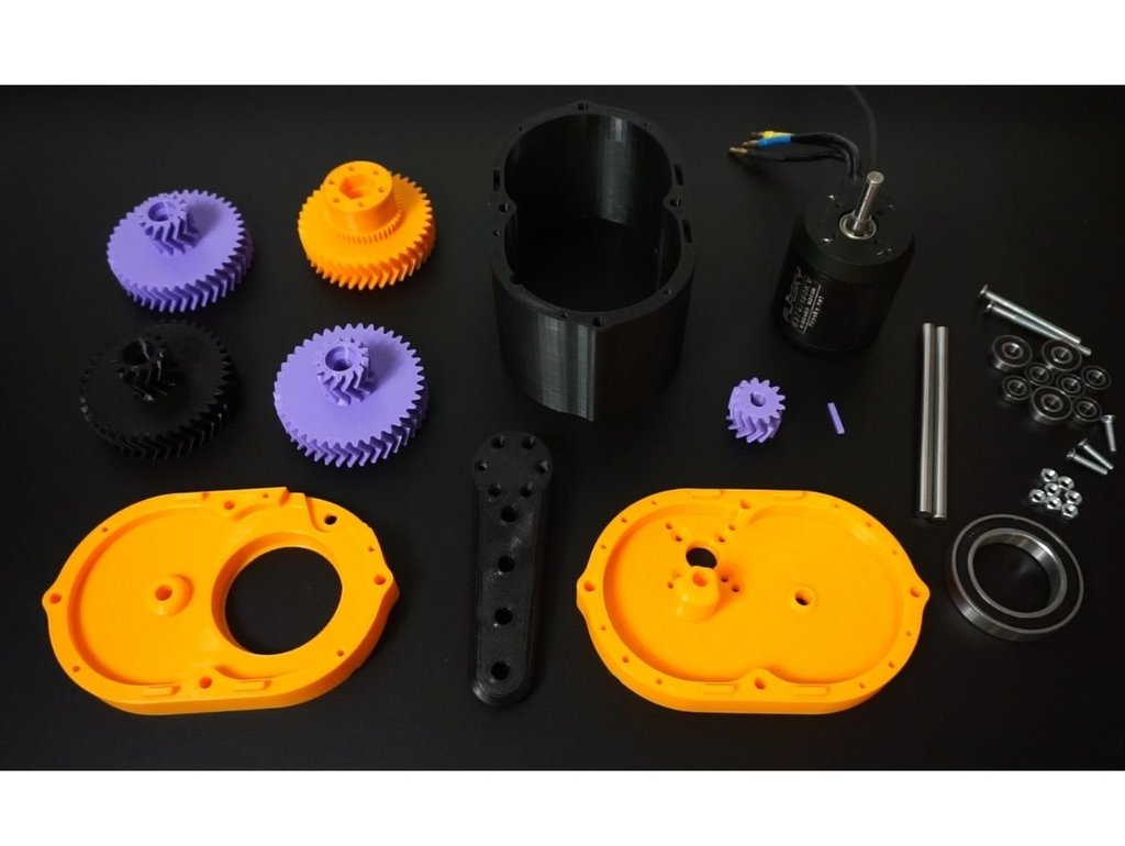 Powerful 3D Printed Brushless Motor Servo by Basement Creations ...