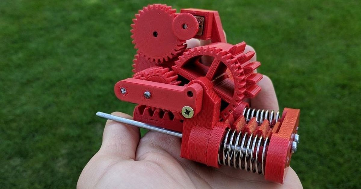 Jumping Robot Mechanism by Basement Creations | Download free STL model ...