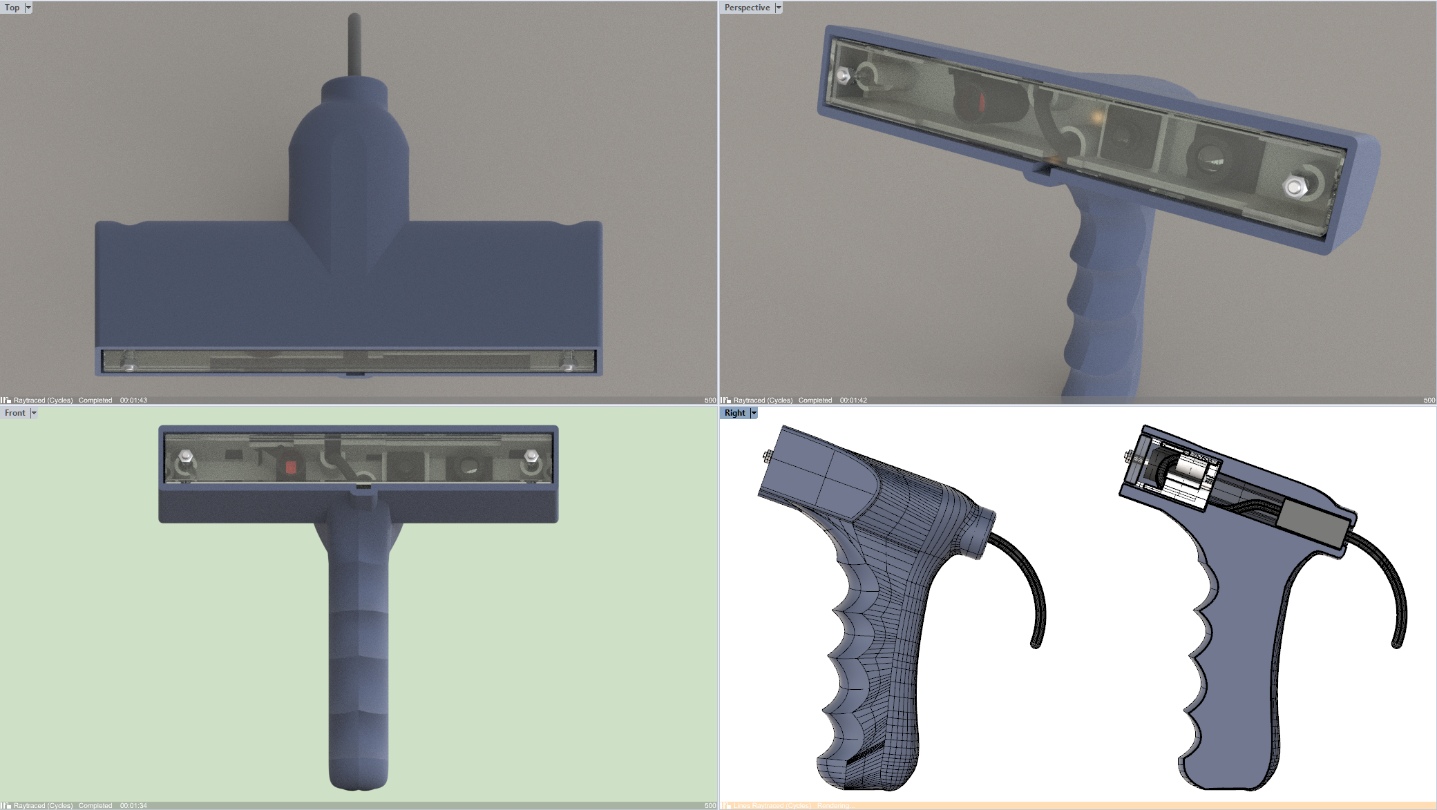 3D Systems Sense (v1 v2) 3D Scanner Replacement Chassis by Ubermeisters ...