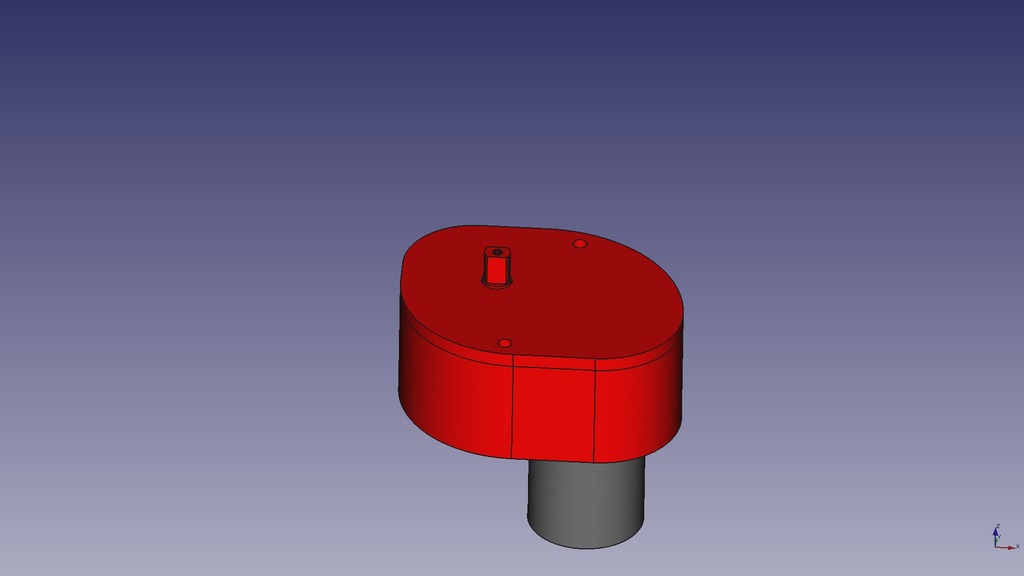 Small DC motor gearbox 186:1 by Basement Creations | Download free STL ...