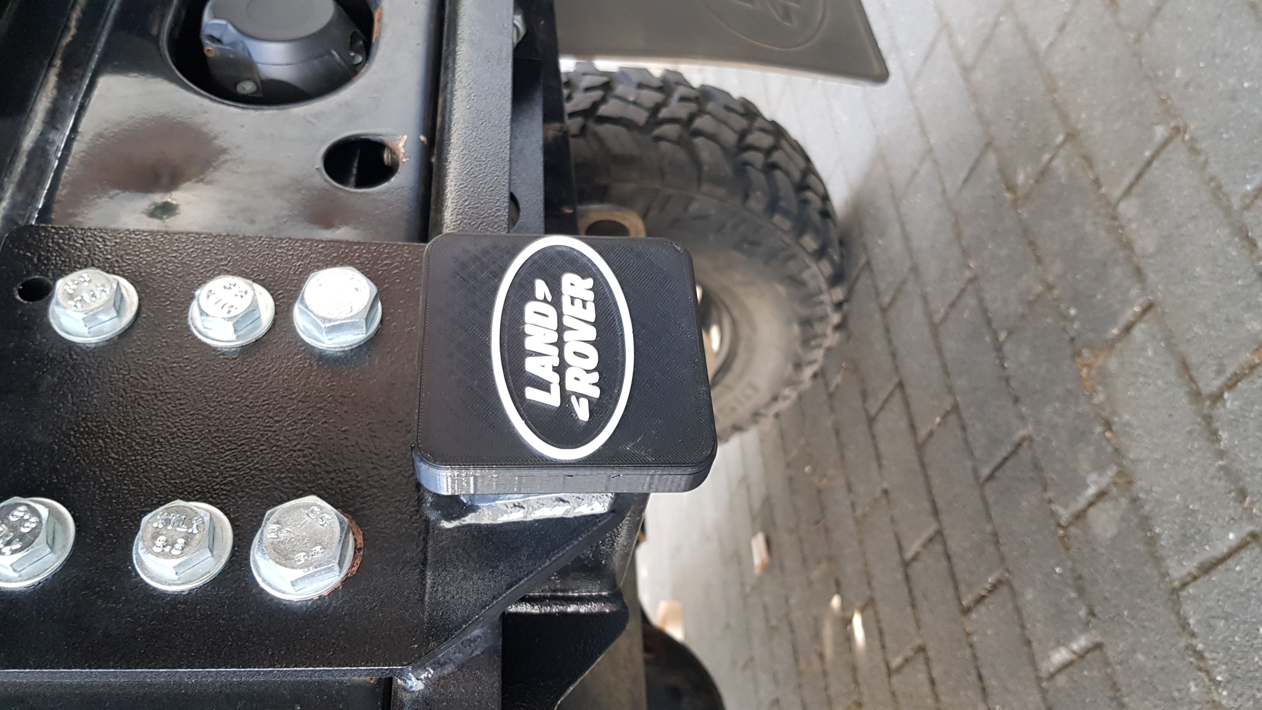 Land Rover Hitch Receiver by XtofH | Download free STL model ...