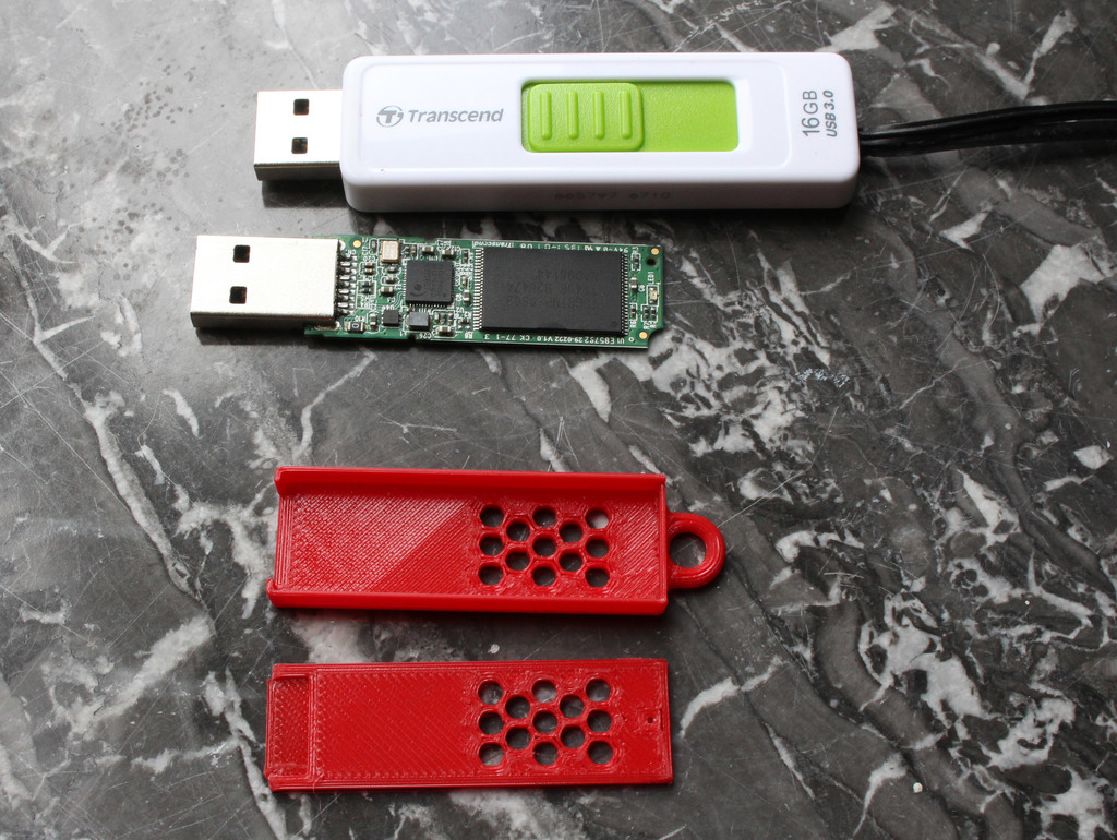Replacement case for Transcend Jetflash 770 USB 3.0 flash drive by Dope ...