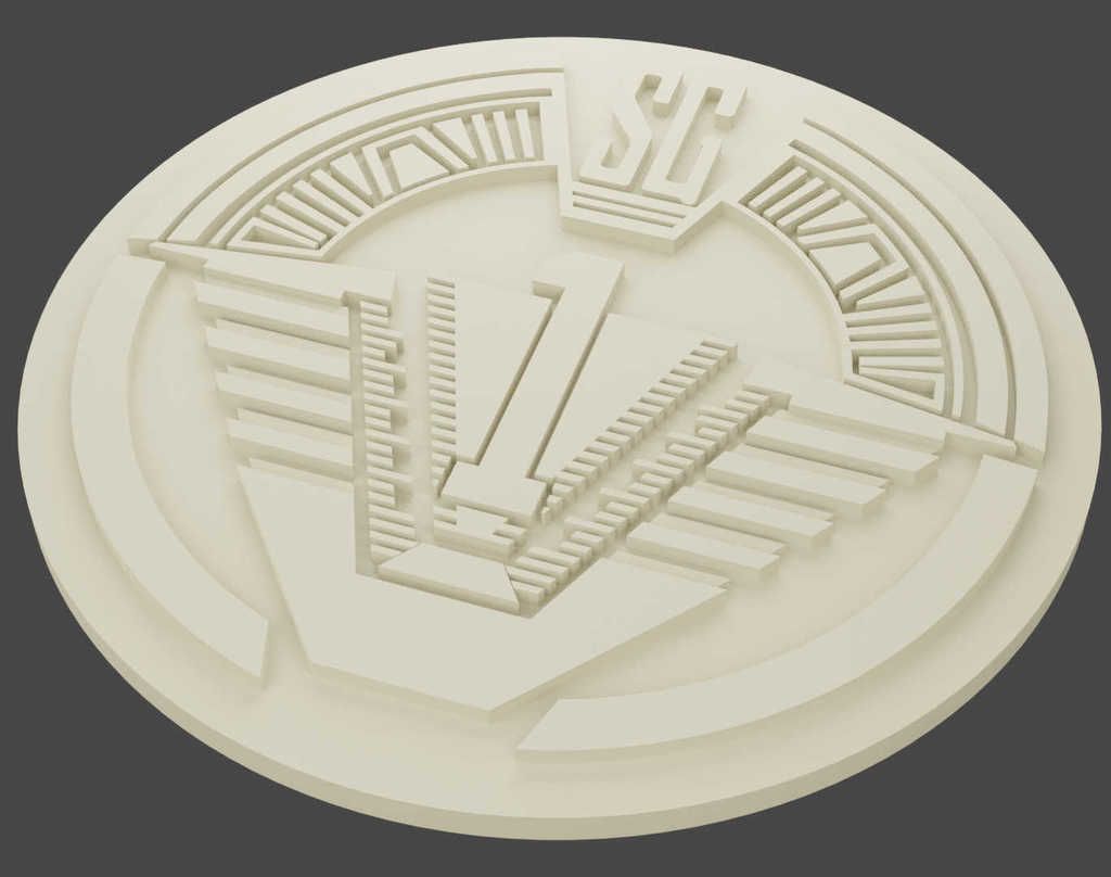 STARGATE SG 1 badge by ivancebellan | Download free STL model ...