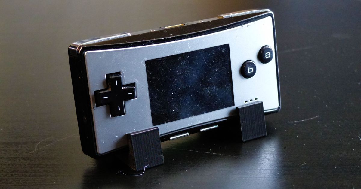 Game Boy Micro Display Stand & Kit by 16 Bit Virtual Studios | Download ...