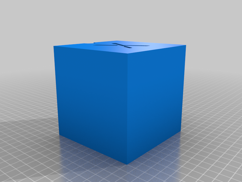 Calibration Cube Organizer / Storage Box by fusone | Download free STL ...