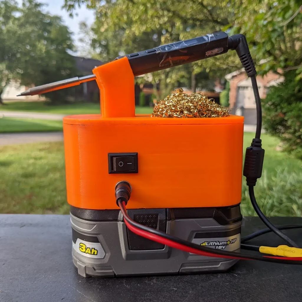 Ryobi TS100 Soldering Station with DC jack, storage clips and cable ...