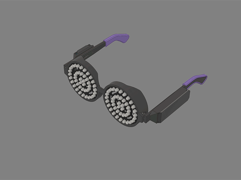 Rezz-Inspired NeoPixel Glasses by Adafruit | Download free STL model ...