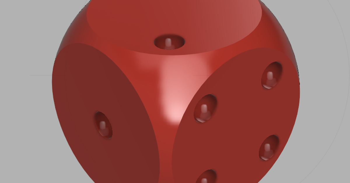 Dice (proper), scalable by livius | Download free STL model ...