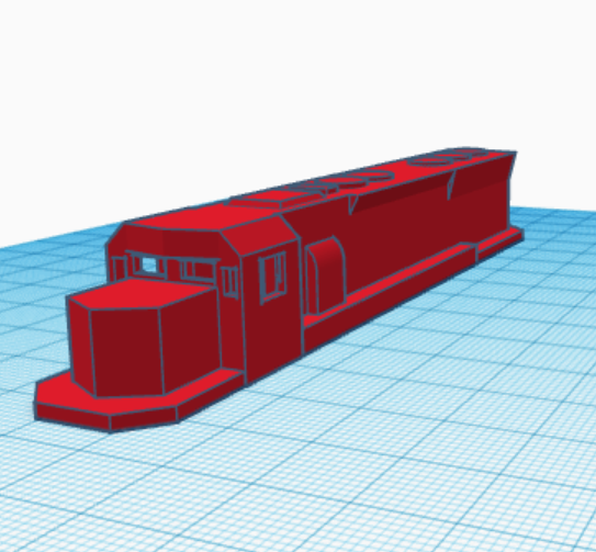 N Scale SD45 Shell for Bachmann SD45 by The_TrainMan | Download free ...
