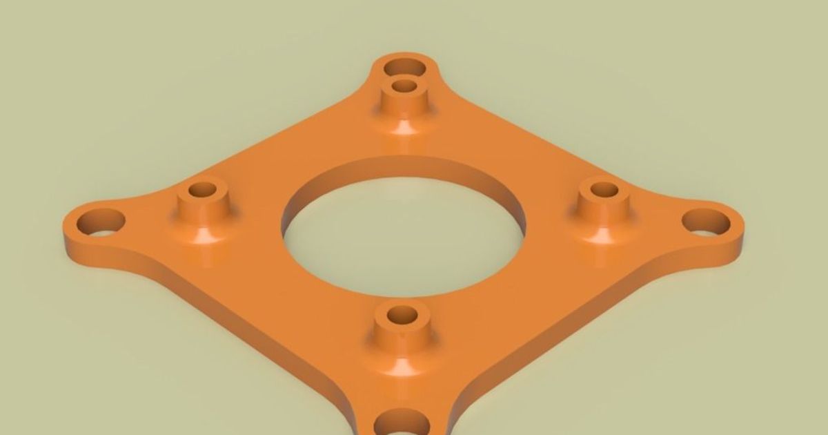 Quad FPV Stack Adapter Plate by Airwaves Ted | Download free STL model ...
