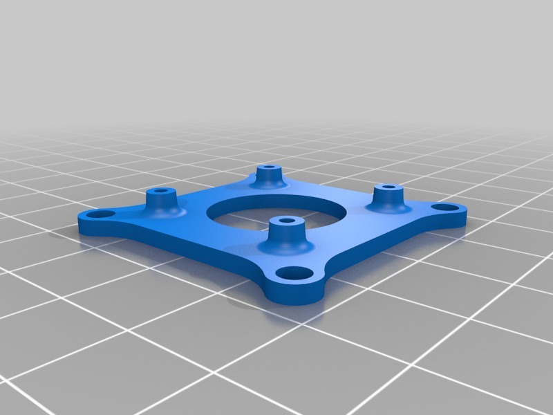 Quad FPV Stack Adapter Plate by Airwaves Ted | Download free STL model ...