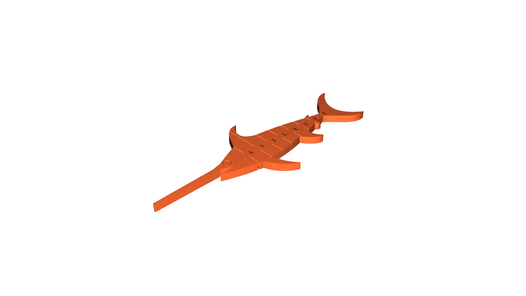 Flexi Articulated Swordfish by Airwaves Ted | Download free STL model ...