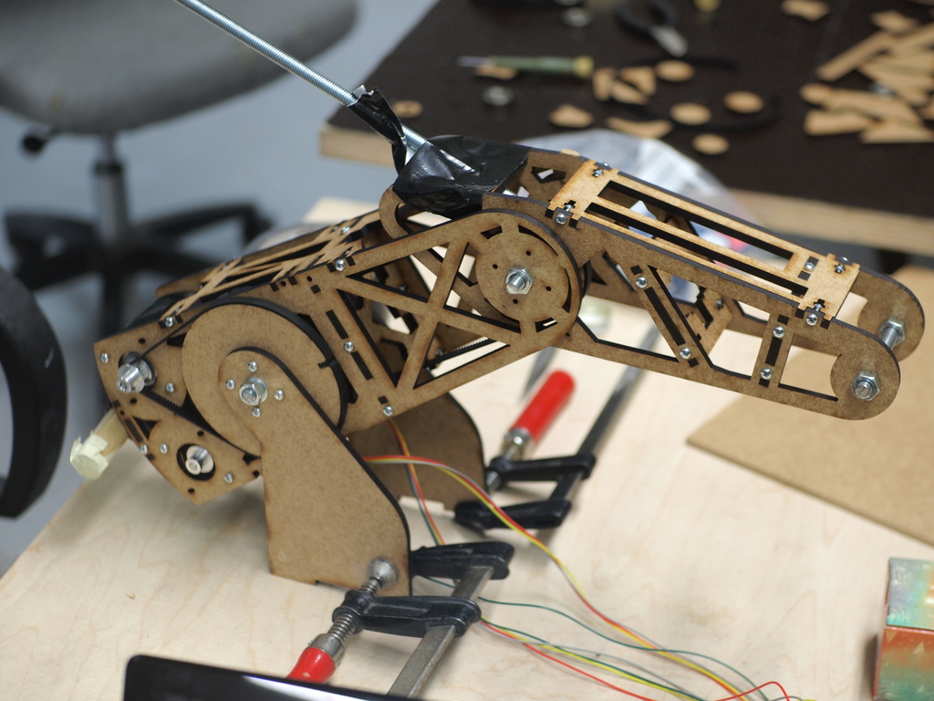 Abondoned laser cut robot arm by joo | Download free STL model ...