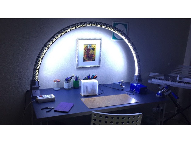 LED bridge lamp (universal segment) por Oposums | Descargar modelo STL ...