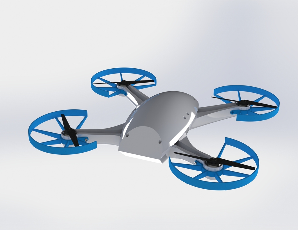 Project Ikarus - Quadcopter by Zi-vo | Download free STL model ...