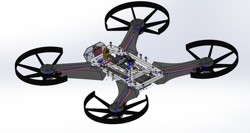 Project Ikarus - Quadcopter by Zi-vo | Download free STL model ...