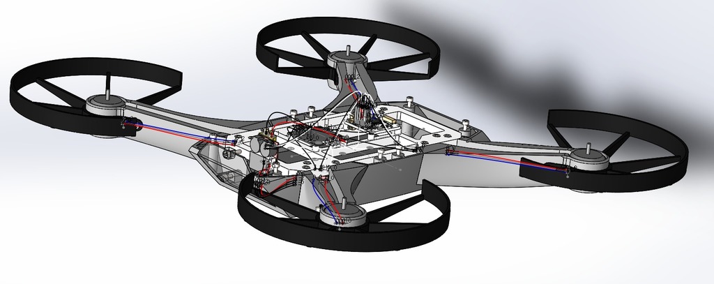 Project Ikarus - Quadcopter by Zi-vo | Download free STL model ...