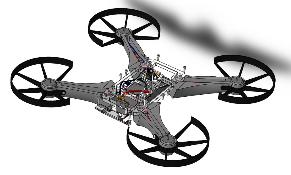 Project Ikarus - Quadcopter by Zi-vo | Download free STL model ...
