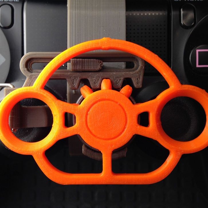 PlayStation 4 controller mini wheel by pixel2 Download free STL model Printables