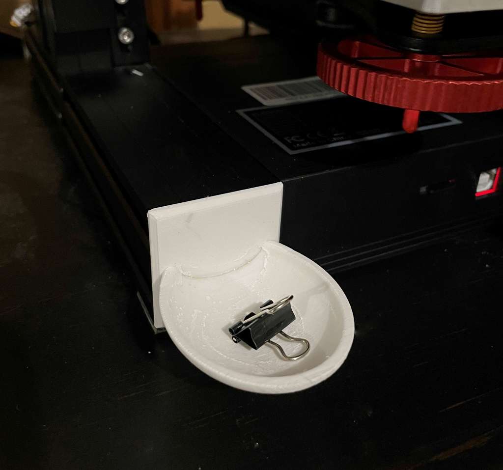 End Cap Binder Clip Storage by cursingbulldog | Download free STL model ...