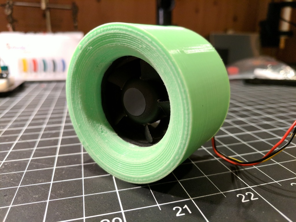 40mm Fan to 2in PVC Adapter by loidolt | Download free STL model ...