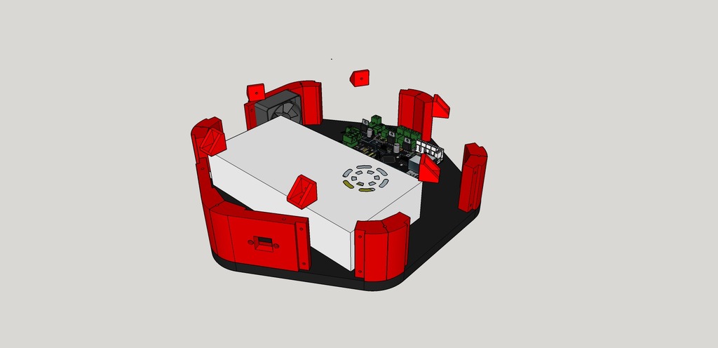 Kossel Mini Hexagonal Base V2 by loidolt | Download free STL model ...