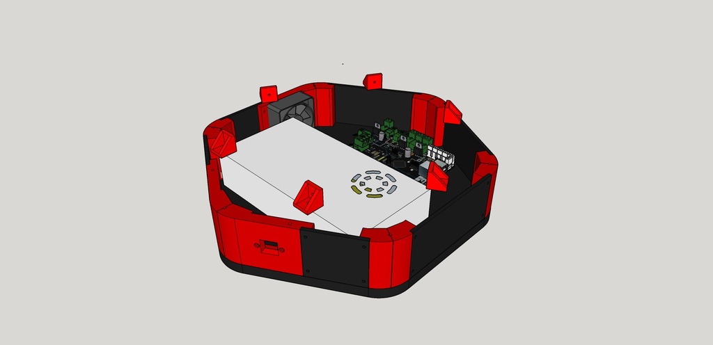 Kossel Mini Hexagonal Base V2 by loidolt | Download free STL model ...