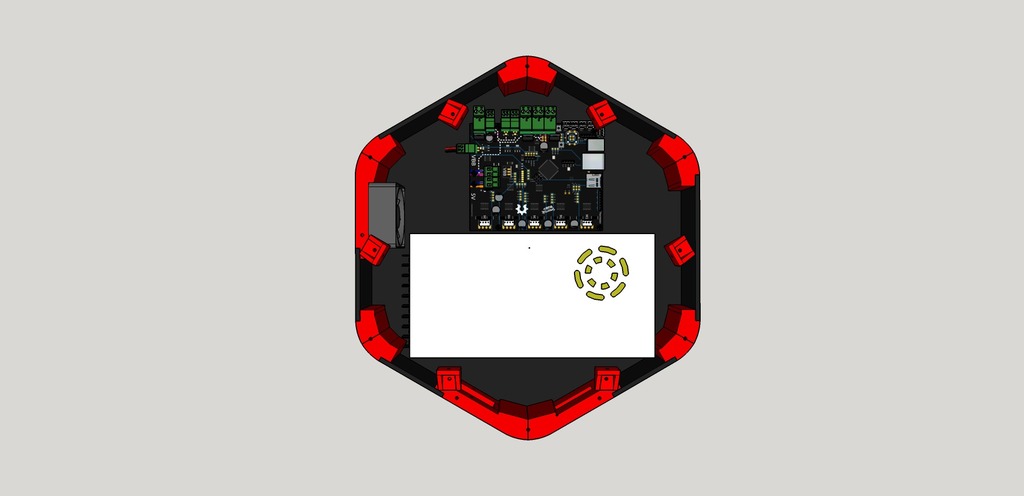 Kossel Mini Hexagonal Base V2 by loidolt | Download free STL model ...