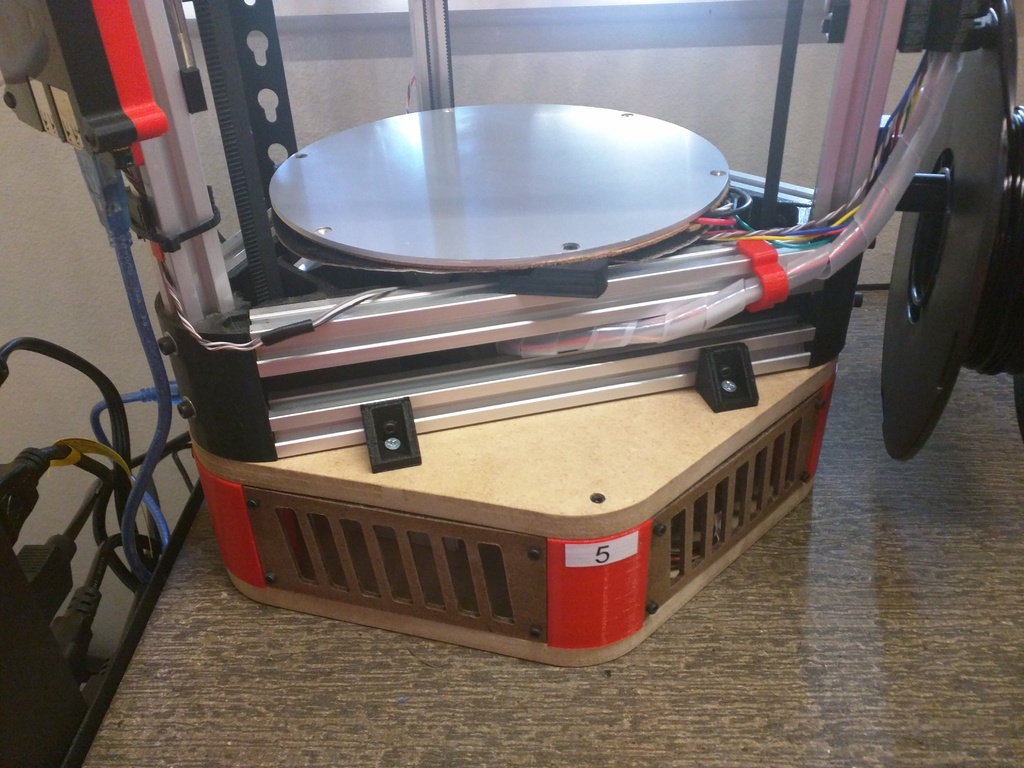 Kossel Mini Hexagonal Base V2 by loidolt | Download free STL model ...
