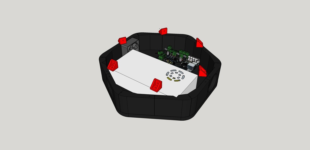 Kossel Mini Hexagonal Base by loidolt | Download free STL model ...