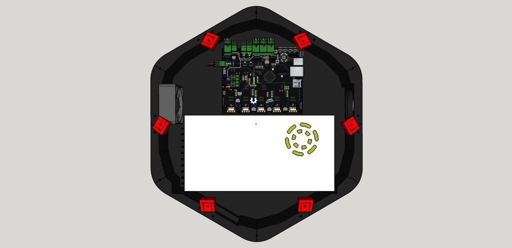 Kossel Mini Hexagonal Base by loidolt | Download free STL model ...