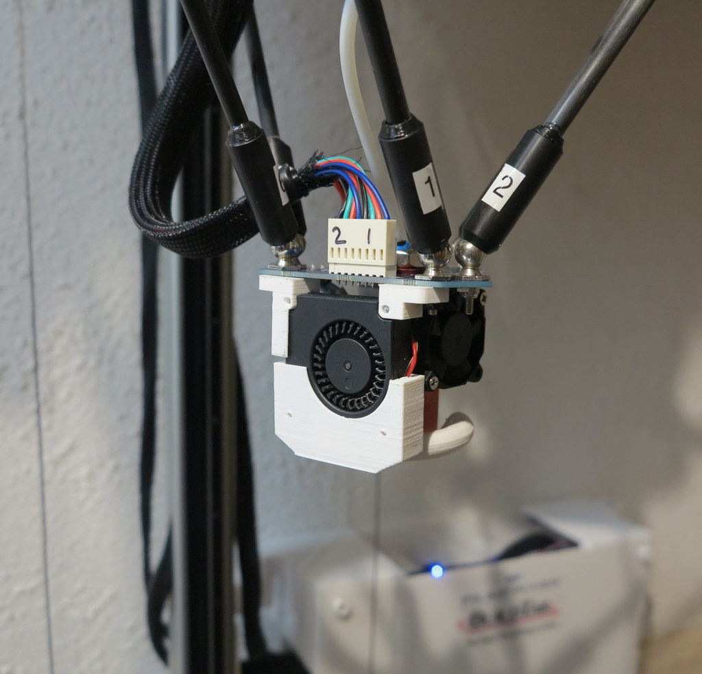 Cooling fan assembly for e3d volcano on Smart Effector R2 by Core3D ...