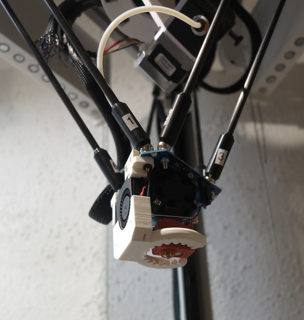 Cooling fan assembly for e3d volcano on Smart Effector R2 by Core3D ...