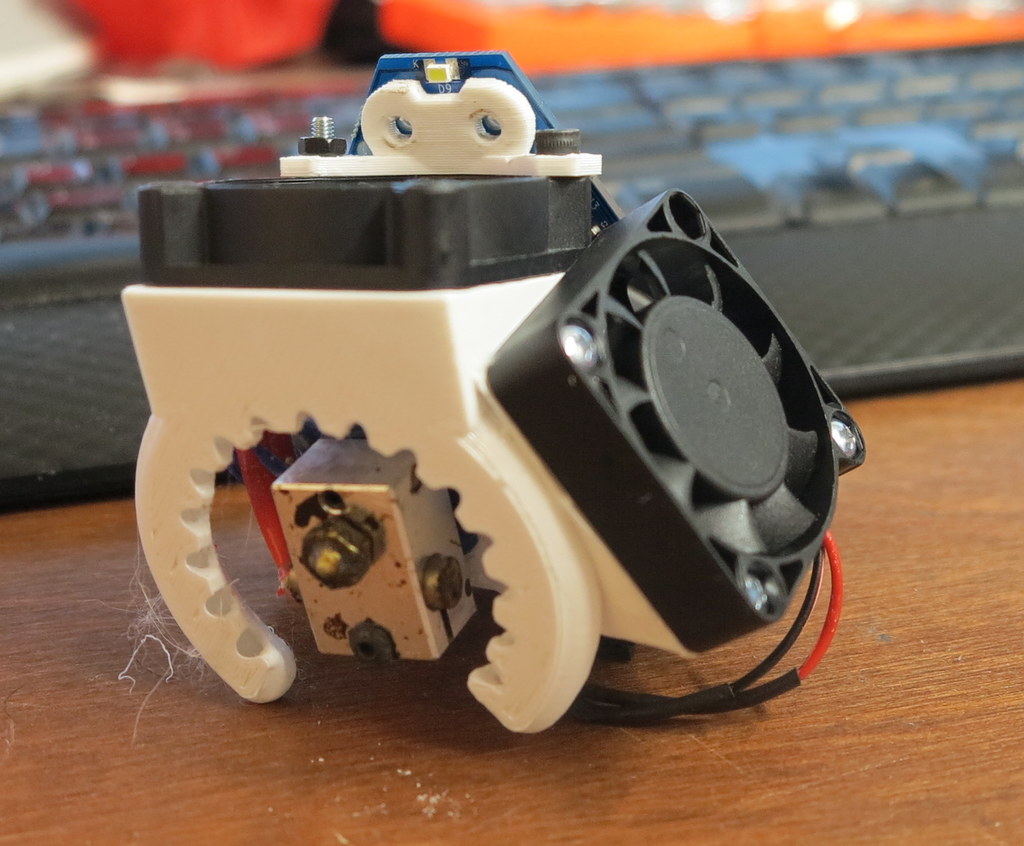 Delta Smart Effector Dual 40mm Fan Duct by Core3D.tech | Download free ...