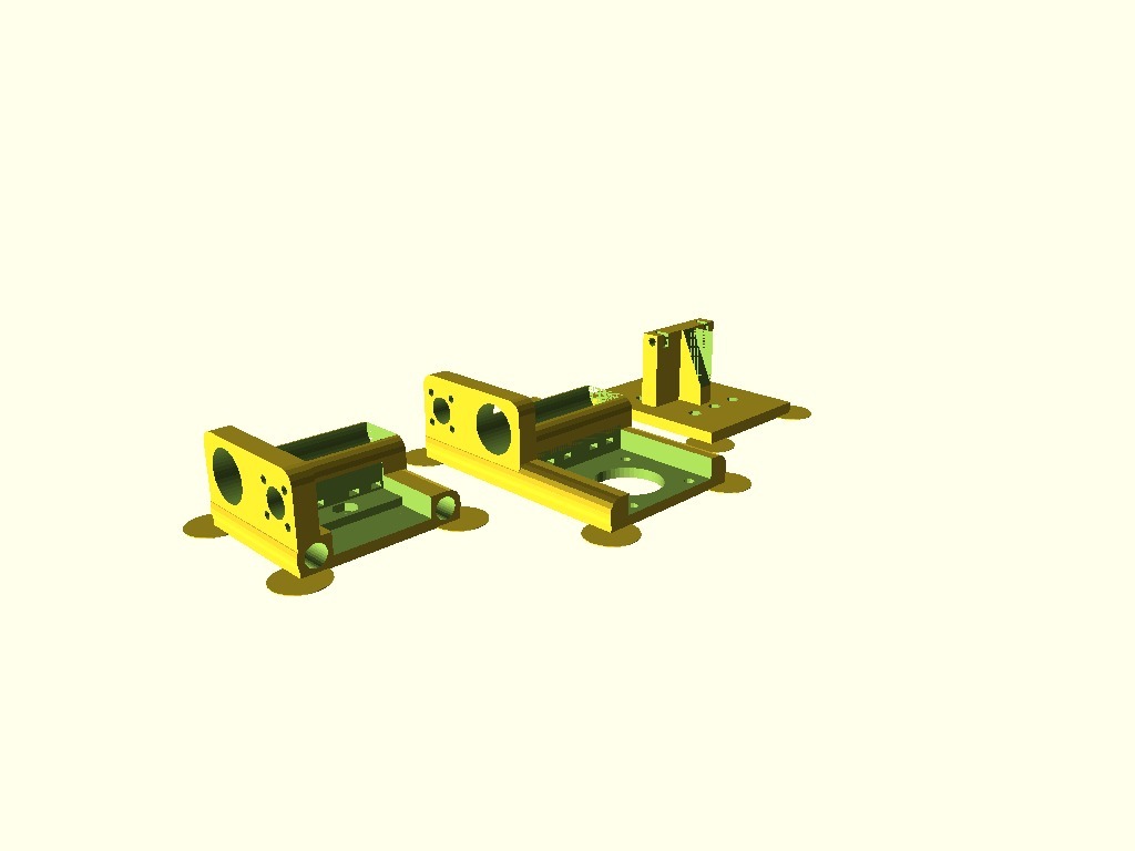 MendelMax Vertical X Axis Ends & Carriage - 10mm Z by Iosaef the ...