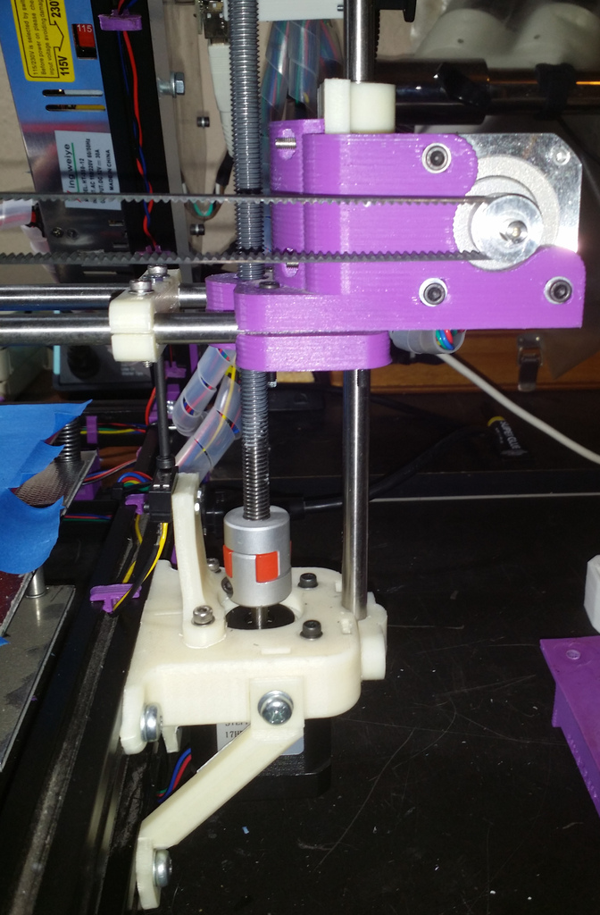 MendelMax 1.5 Modified Z End Stop Screw Mount by Iosaef the Irascible ...