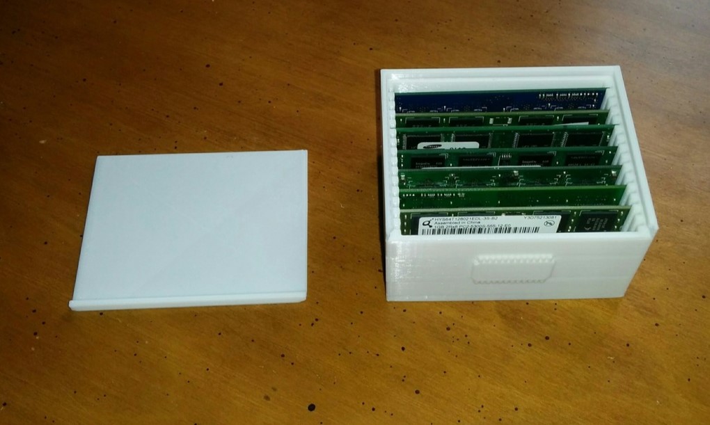 Laptop RAM / SODIMM Storage Box by pcwzrd13 | Download free STL model ...