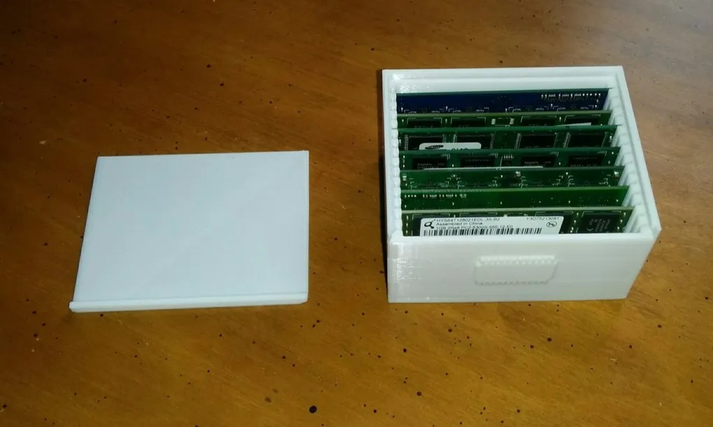Laptop RAM / SODIMM Storage Box by pcwzrd13 | Download free STL model ...
