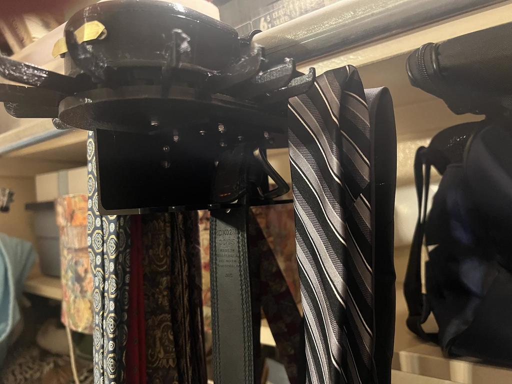Tie and Belt Rack by Kisssys | Download free STL model | Printables.com