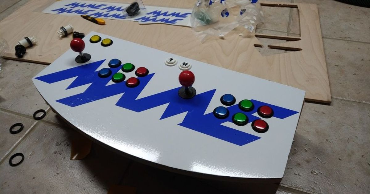 Mame Arcade controlpannel by Pascal | Download free STL model ...
