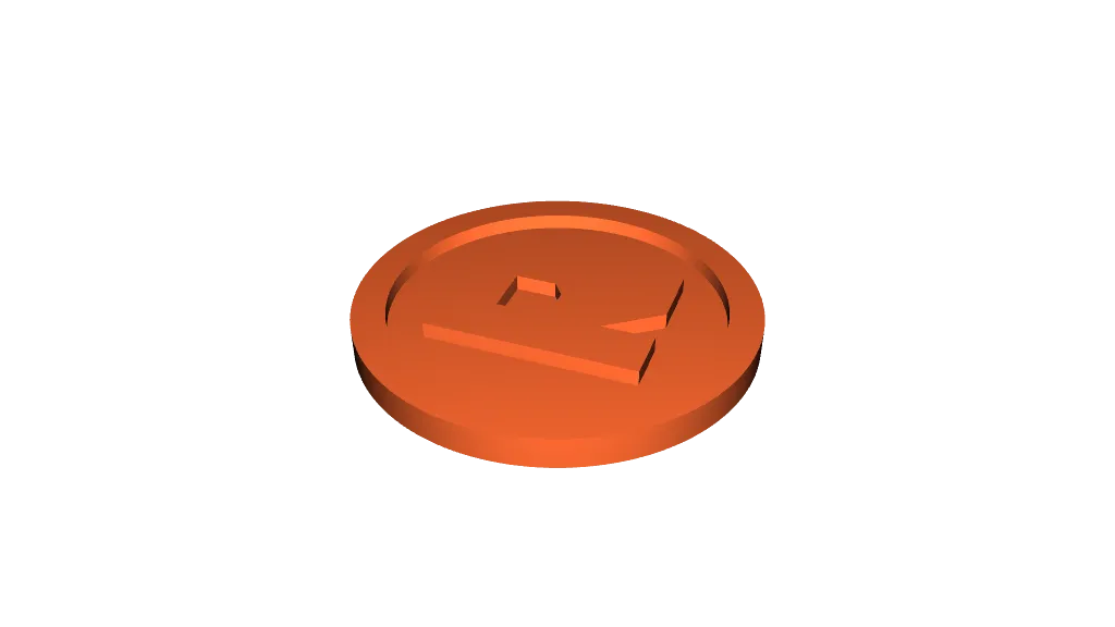 30mm Coin/Token With Letter R by ellipticaloptician | Download free STL ...