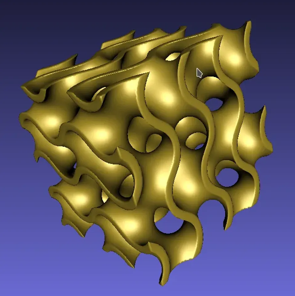 Gyroid Surface by deadsy | Download free STL model | Printables.com