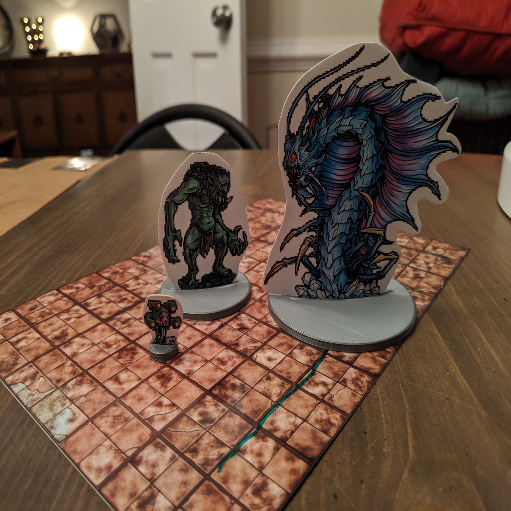 Paper Miniature Base by RedKrieg | Download free STL model | Printables.com