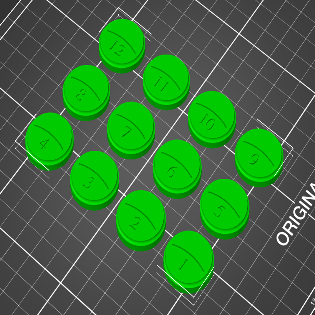 Paper Miniature Base by RedKrieg | Download free STL model | Printables.com