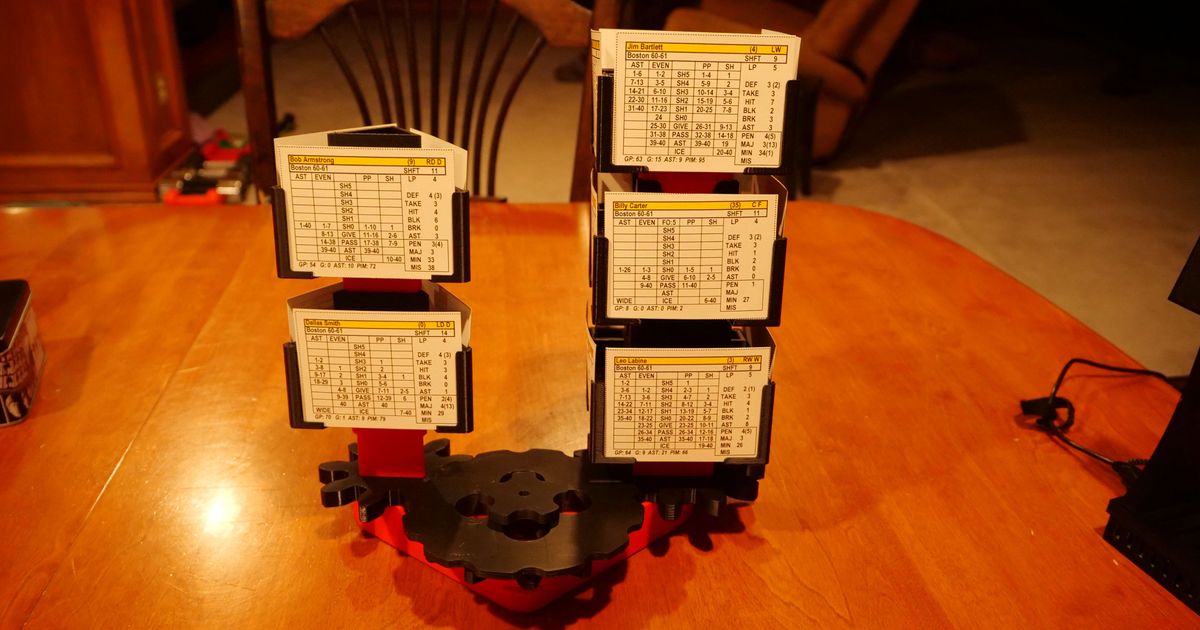 Inside the Crease Card Spinner by glenobie | Download free STL model ...