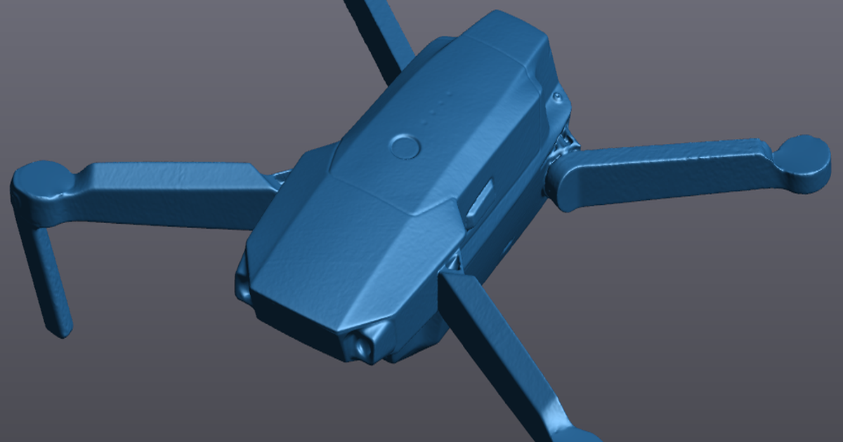DJI Mavic Pro - 3D Laser Scanned by SpaceCadet | Download free STL ...