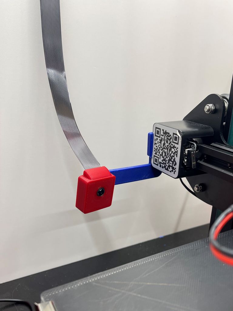 Ender 3 V2 Gantry Adjustable Pi Camera Bracket by SirNut | Download ...