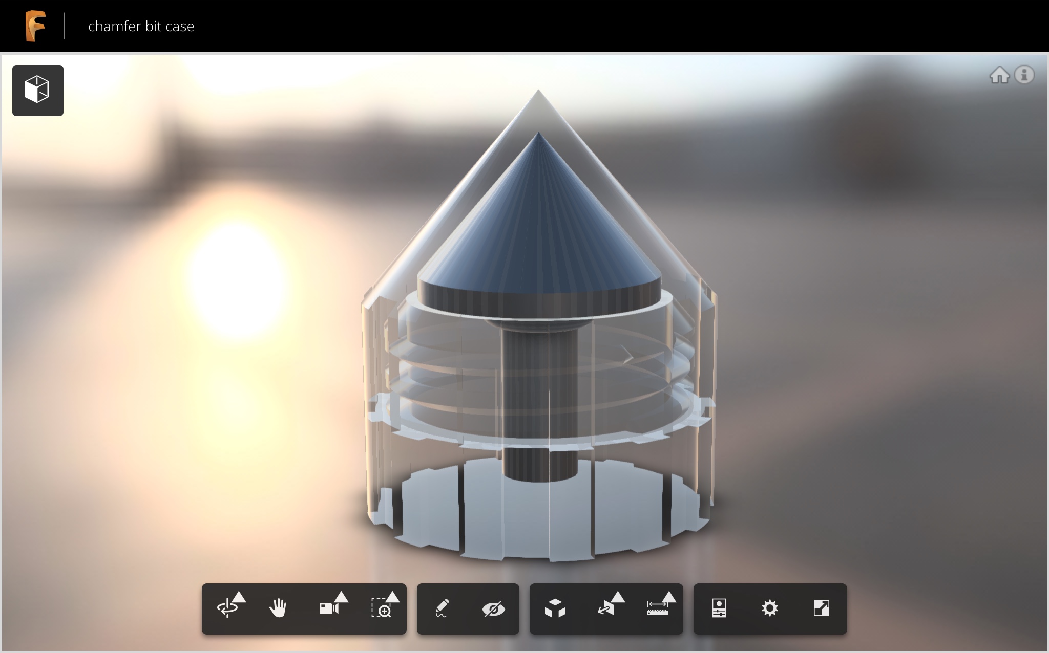 Chamfer Bit Case by GerryPB | Download free STL model | Printables.com